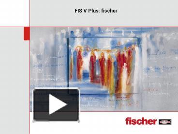 PPT – fischer FIS V Plus PowerPoint presentation | free to download ...