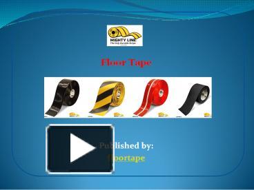 Floor Tape presentation | free to download