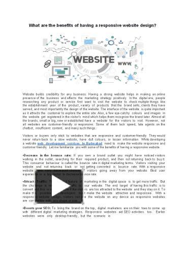 PPT – What are the benefits of having a responsive website design ...