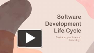 Software Development Life Cycle presentation | free to download