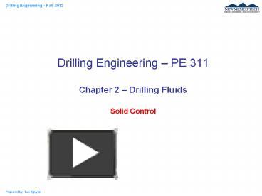 PPT – drilling PowerPoint presentation | free to download - id: 9265f0 ...