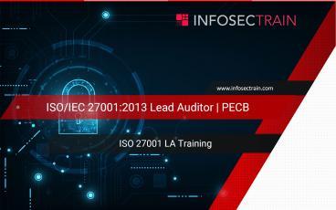 PPT – ISO 27001 LA Certification Training PowerPoint presentation ...