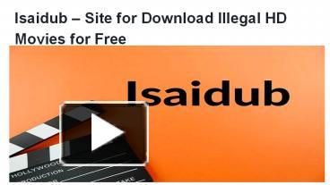 PPT – Isaidub PowerPoint presentation | free to download - id: 9272b9-YWM4Z