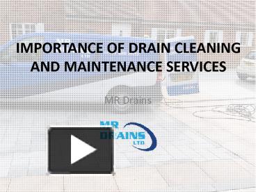 PPT – Drain Cleaning and Maintenance Services PowerPoint presentation ...