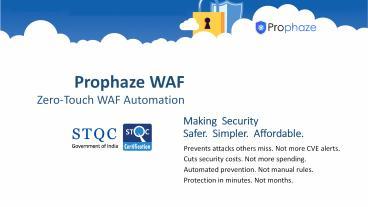 PPT – Prophaze WAF - Native Cloud Security Platform k8s (1) PowerPoint ...