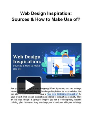 Web Design Inspiration: Sources & How to Make Use of? presentation ...