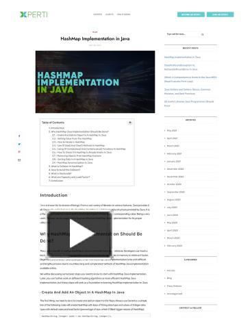 HashMap Implementation in Java presentation | free to download