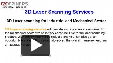 PPT – 3d Laser Scanning Services in Perth PowerPoint presentation ...