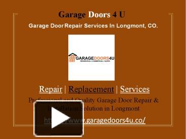 PPT – Hire an Expert for a Garage Door Opener Installation! PowerPoint ...