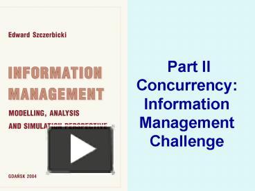 Concurrency: presentation | free to view