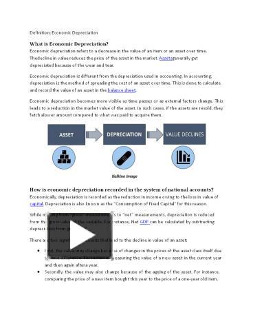 PPT – What is Economic Depreciation? PowerPoint presentation | free to ...