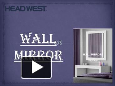 Wall Mirror presentation | free to download
