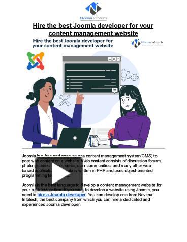 PPT – Hire the best Joomla developer for your content management ...