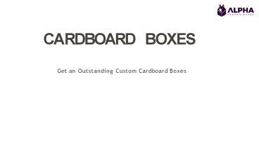 PPT – Custom cardboard boxes |ACB boxes PowerPoint presentation | free ...