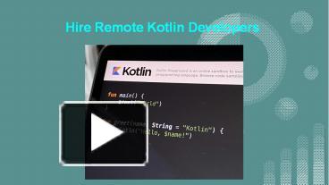 PPT – Hire Remote Kotlin Developers (1) PowerPoint presentation | free ...