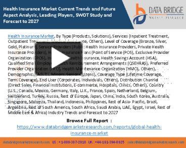 PPT – Health Insurance Market Current Trends and Future Aspect Analysis ...