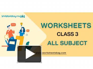 Worksheet For Class 3 | Download Free Printable Worksheets Photo ...