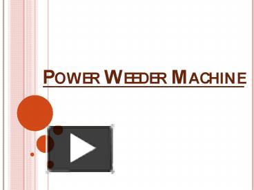 Honda power Weeder | Honda power tiller presentation | free to download