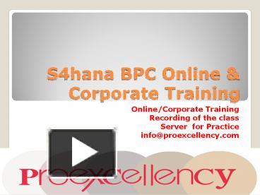 PPT – SAP BPC online training PowerPoint presentation | free to ...