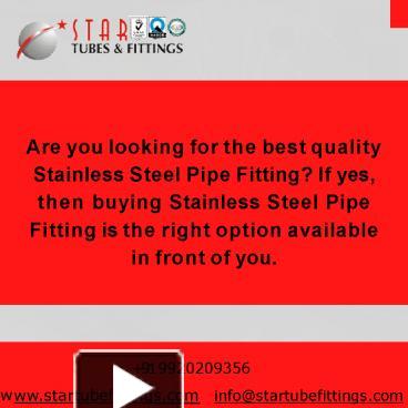 PPT – Types of stainless steel and carbon steel pipe fittings ...