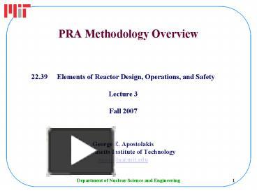 PPT – PRA Methodology Overview PowerPoint presentation | free to view ...