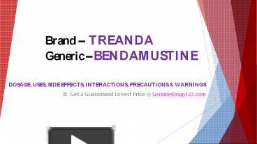 Bendamustine Injection Vial: Side Effects presentation | free to download