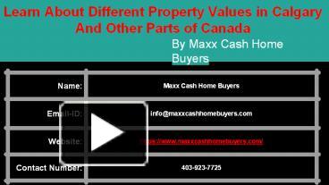Learn About Different Property Values in Calgary And Other Parts of ...