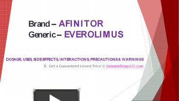 Zortress Tablet: Dosage, Uses & Side Effects presentation | free to ...