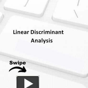 PPT – Linear discriminant analysis PowerPoint presentation | free to ...