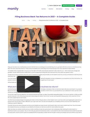 PPT – Filing Business Back Tax Returns In 2021 – A Complete Guide ...