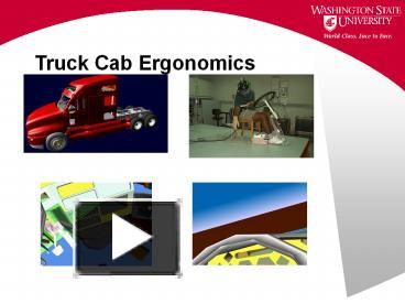 Truck Cab Ergonomics presentation | free to download