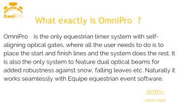 PPT – What exactly is OmniPro™ PowerPoint presentation | free to ...