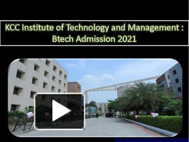 B tech Admission 2021 presentation | free to download