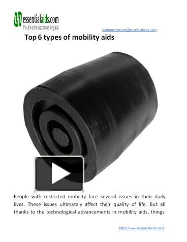 Top 6 types of mobility aids presentation | free to download