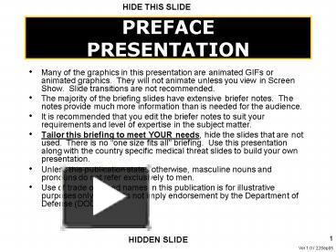 PPT – PREFACE PRESENTATION PowerPoint presentation | free to view - id ...