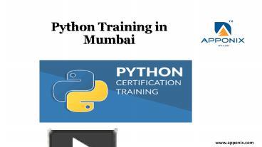 Python training in Mumbai (1) presentation | free to download