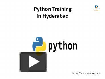 PPT – Python training PowerPoint presentation | free to download - id ...