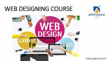 PPT – WEB DESIGNING COURSE (1) PowerPoint presentation | free to ...
