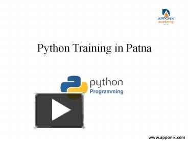 PPT – Python Training in Patna PowerPoint presentation | free to ...