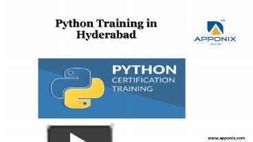 PPT – Python Training in Hderabad PowerPoint presentation | free to ...