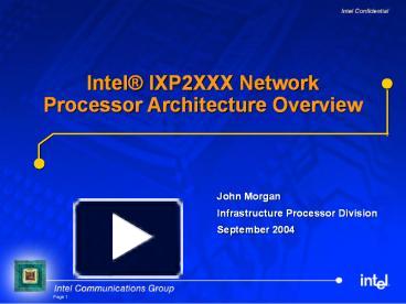 Intel presentation | free to download