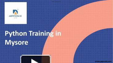 PPT – training in mysore PowerPoint presentation | free to download ...