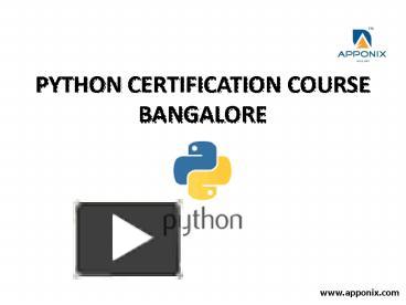 PPT – Python-Training-in-Bangalore PowerPoint presentation | free to ...