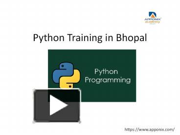 Python Training in Mysore presentation | free to download