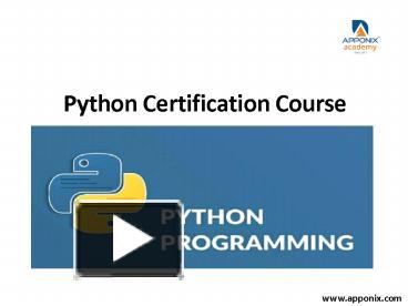 PPT – Python Training course PowerPoint presentation | free to download ...