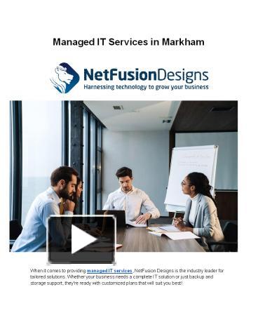 PPT – Best Managed IT Services in Markham | Net Fusion Designs ...