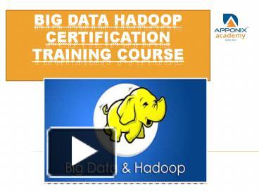 BIG DATA HADOOP COURSE presentation | free to download