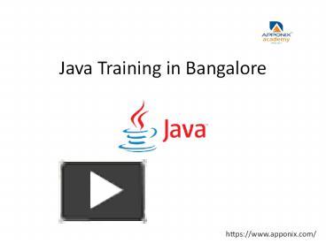PPT – Java training in bangalore PowerPoint presentation | free to ...