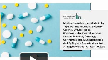 PPT – Global Medication Adherence Market Opportunities And Strategies ...