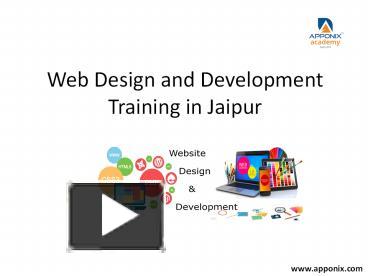 PPT – Web Design and Development Training in Jaipur PowerPoint ...